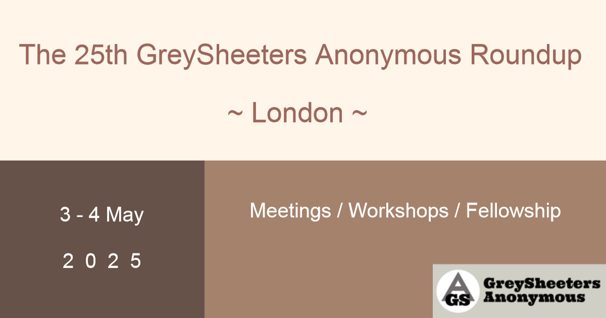 The 25th GreySheeters Anonymous Roundup - London-Recovery Events ...
